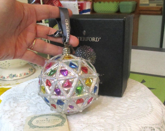 Waterford Ornament, Times Square, Replica Ball, Let There Be Love,blown ...