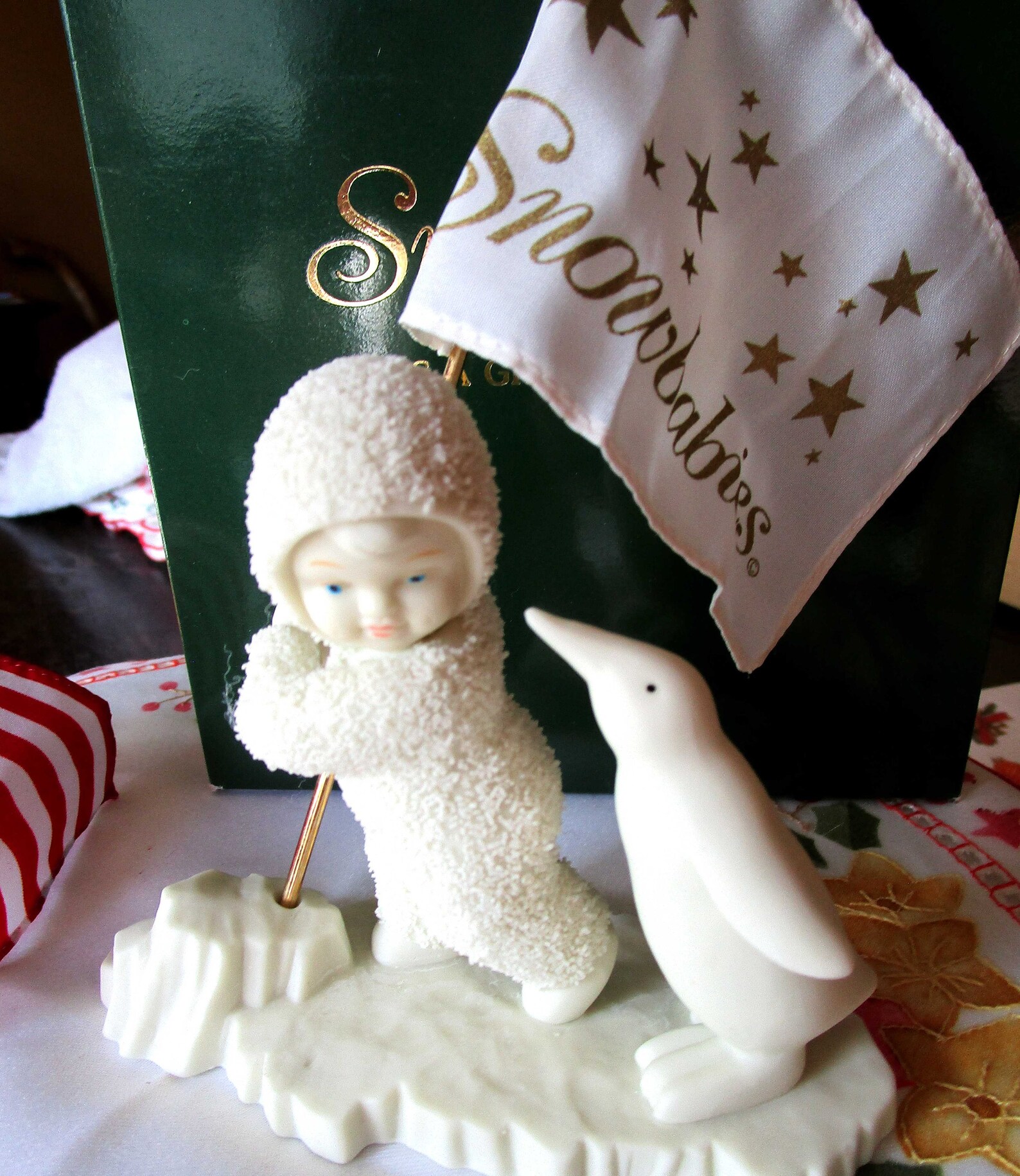 Snowbaby Figurine Patriotic Snowbaby Grand Old Flag Vintage - Etsy