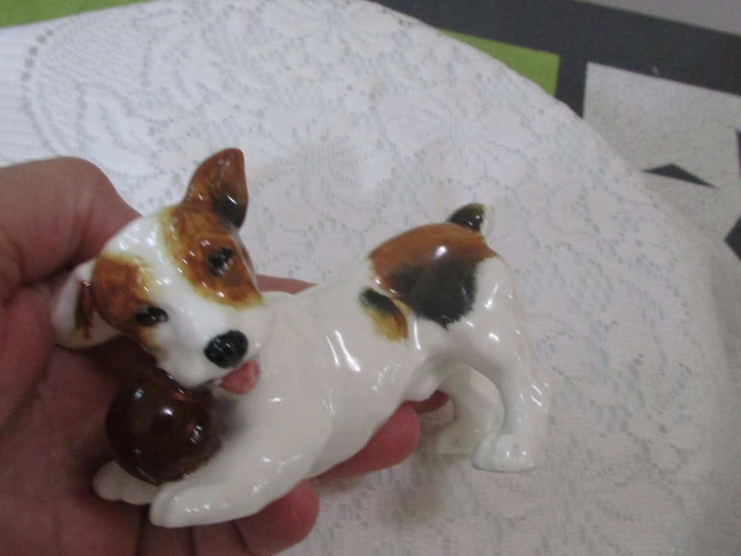 Royal Doulton Dog Figurine Jack Russell Terrier Figurine - Etsy