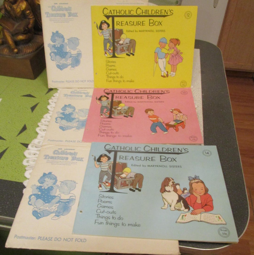 3, 1950s, Treasure Chest, Catholic Children, Maryknoll Sisters ...