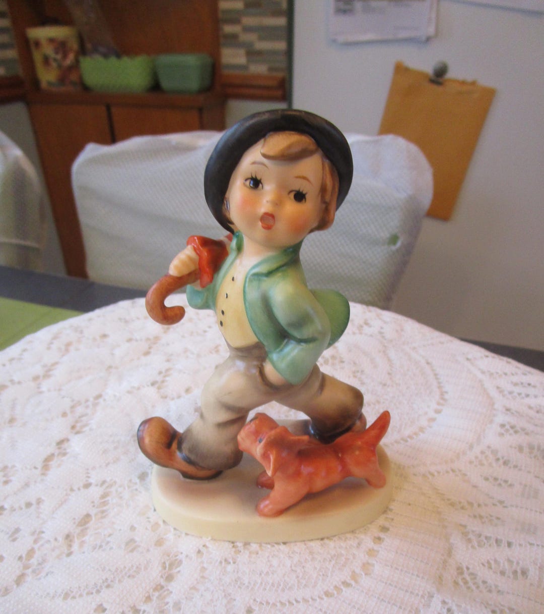 Hummel Figurine, Strolling Along, Goebel Figurine, Hummel Dog, Vintage ...