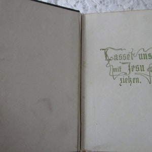 1914, German Hymn Book, Vintage Hymnal, Gesangbuch, Antique Book ...