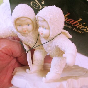 Snowbaby Figurine, Frosty Trees, Vintage Snowbabies, Dept 56, Christmas ...