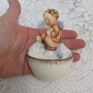 Holy Water Font, Hummel Font, Angel on Cloud, Angel Font, Religious Decor, Religious Hummels ...