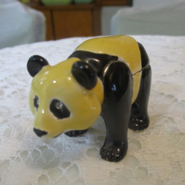 Vintage Panda Bear Ring - Etsy
