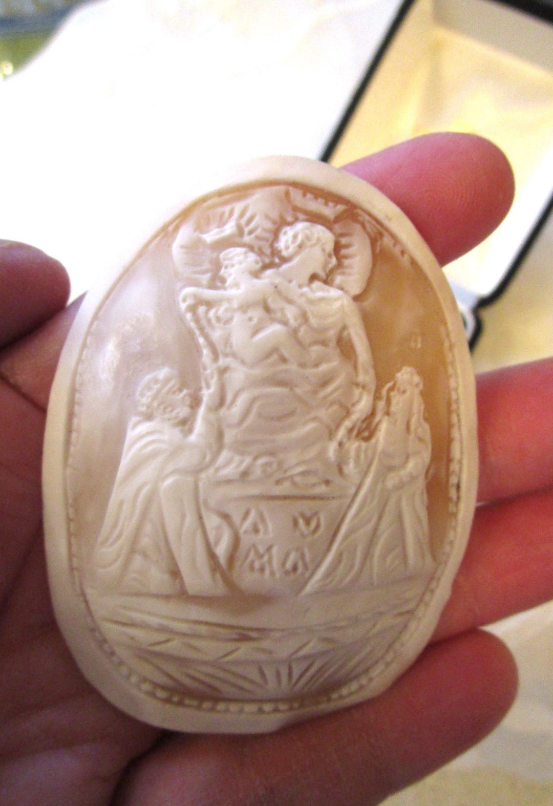 RARE, Antique Cameo, Madonna Cameo, Carved Cameo, Shell Cameo ...