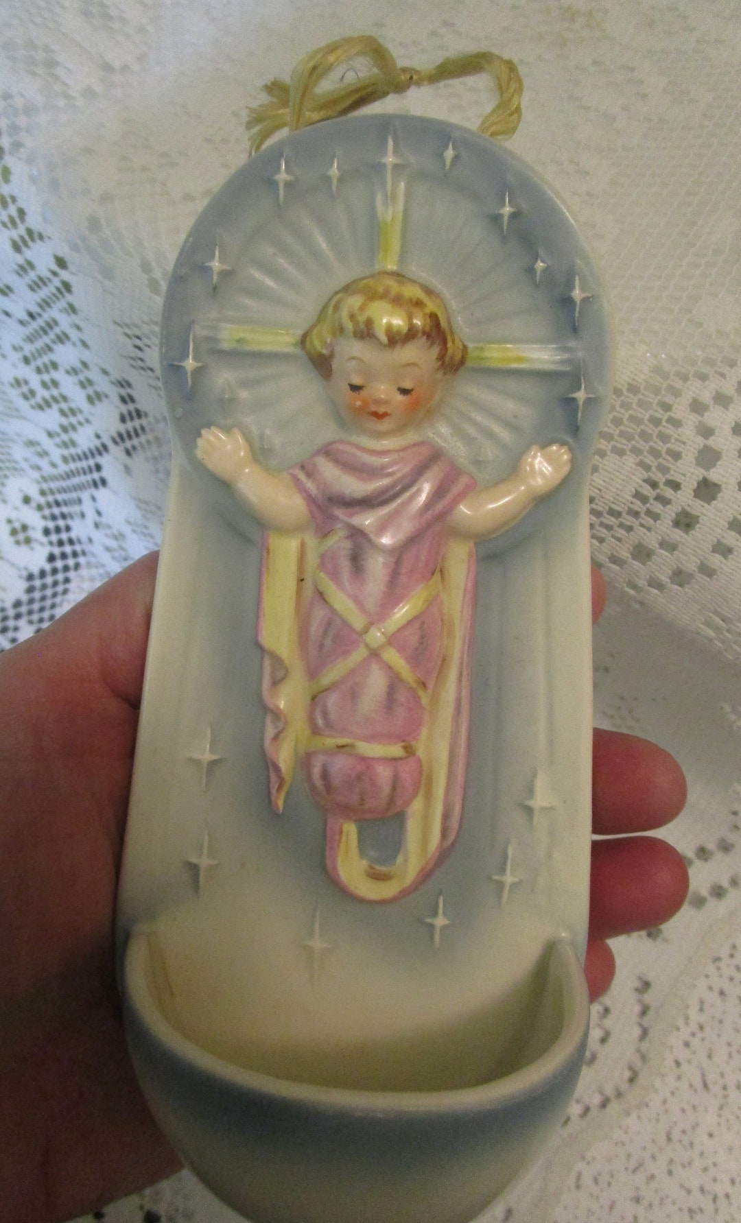 Holy Water Font, Hummel Font, Gorbel Font, Religious Decor, Wall Decor, Christ Child, Hummel ...