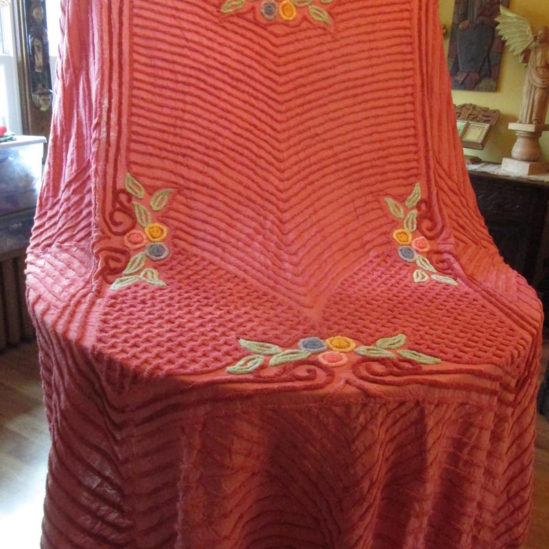Chenille Bedspread - Etsy