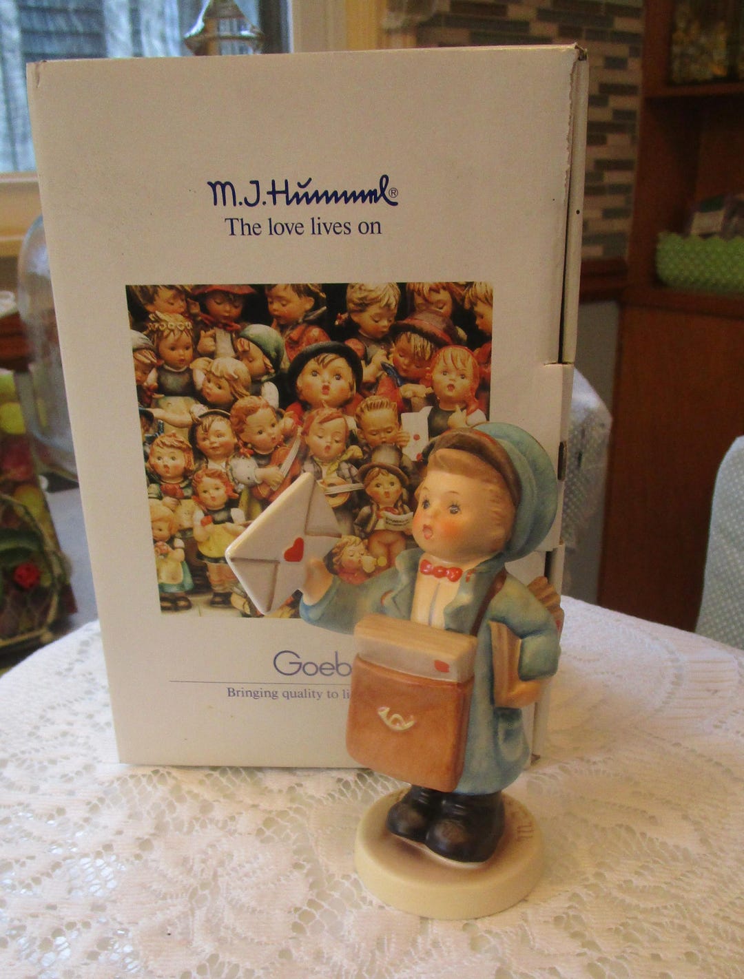 Hummel Figurine, Postman, Vintage Figurines, Mail Carrier, Porcelain ...