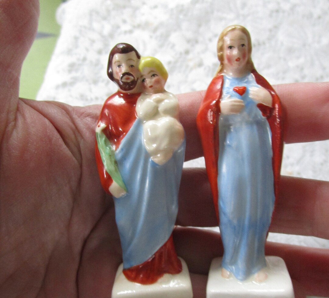 RARE, Hummel Miniatures, Virgin Mary, Saint Joseph, Holy Family, Sacred ...