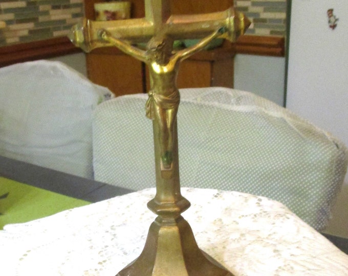 Vintage Crucifix, Altar Cross, Crucifix, Religious Decor, Religious ...