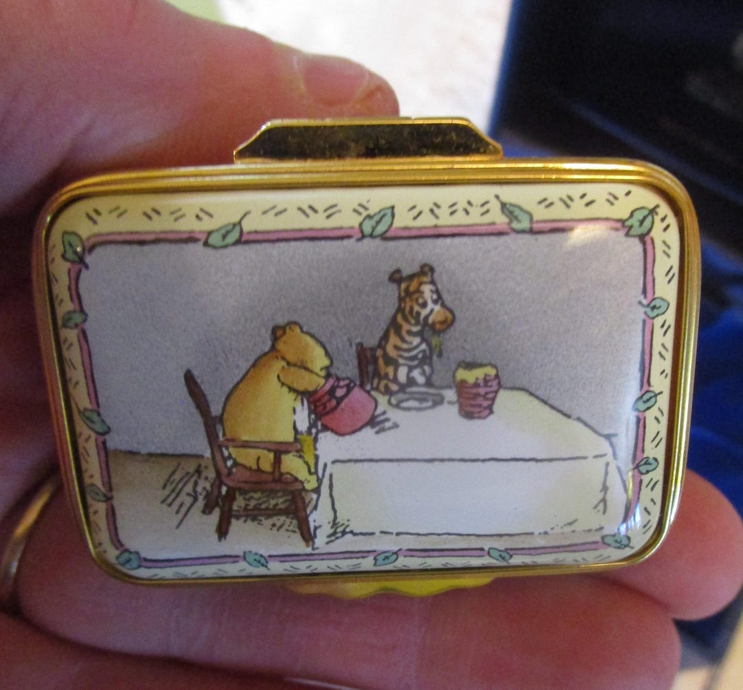 Halcyon Days, Enamel Box, Trinket Box, Pill Box, Winnie the Pooh ...