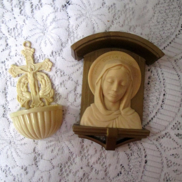 Plastic Virgin Mary Font - Etsy