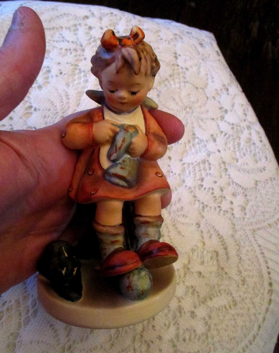 Hummel Figurine, Mothers Helper, Vintage Figurines, Porcelain Figurines ...