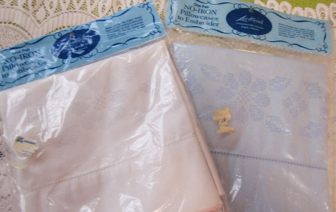 2 Pr, Pillowcases, Embroidery Kits, Lee Wards, Cross Stitch, Embroidery ...