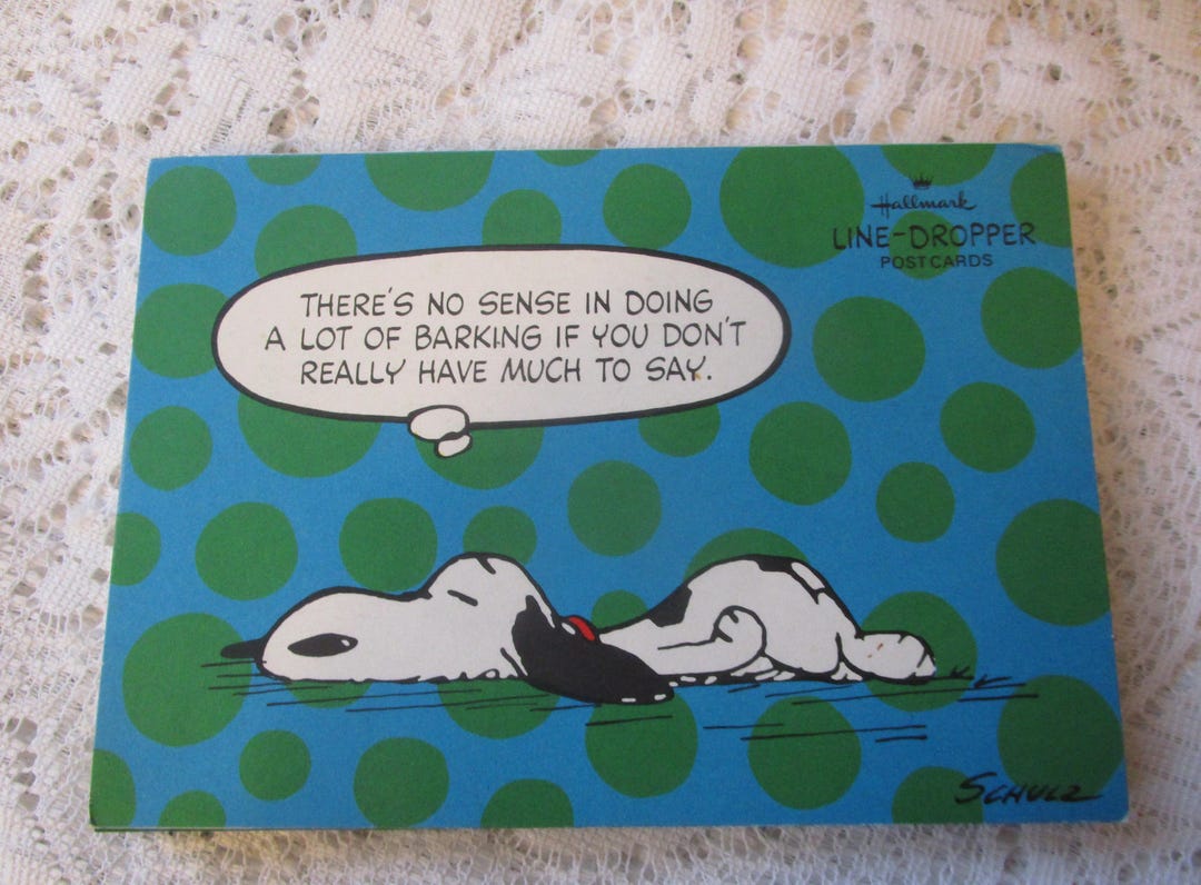 18, Snoopy Postcards, Hallmark Postcards, Peanuts Gang, United Features ...