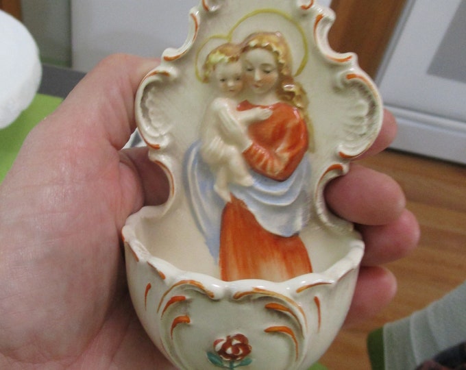 Hummel, Holy Water Font, Religious Wall Decor, Religious Hummels, Hummel Madonna, Religious ...