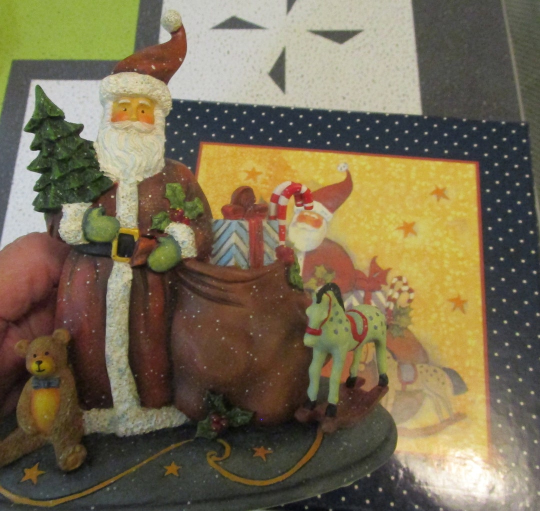 Santa Figurine, Susan Winget, First Edition, Santas Toypack, Christmas ...