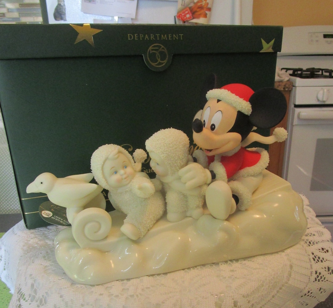 2003, Mickey Mouse, Snowbaby Figurine, Mickey Figurine, Disney ...