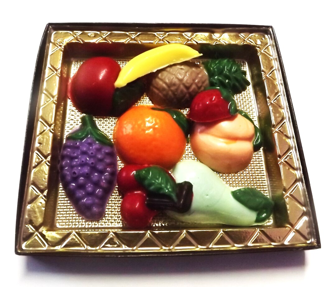 Chocolate Bite Size Mini Chocolate Fruits Chocolate Candy Pieces Cake ...