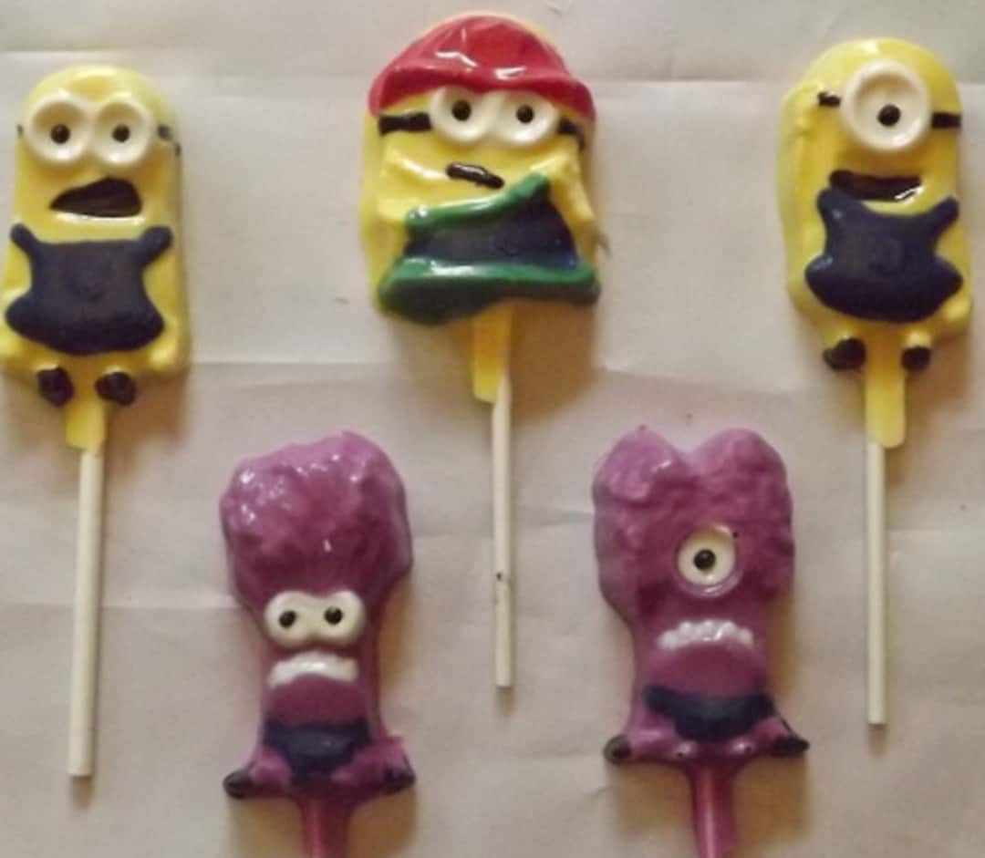 Minion Lollipops Chocolate Candy Birthday Party Treat Gifts - Etsy