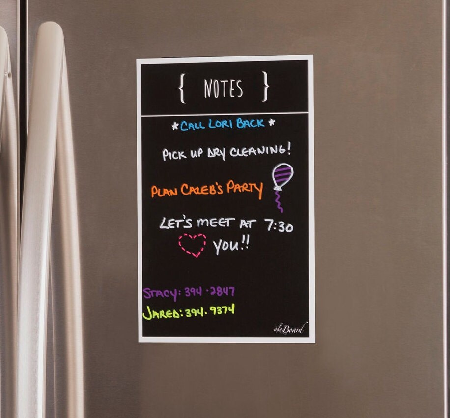 Dry Erase Calendar Command Center Fridge Weekly Planner | Etsy