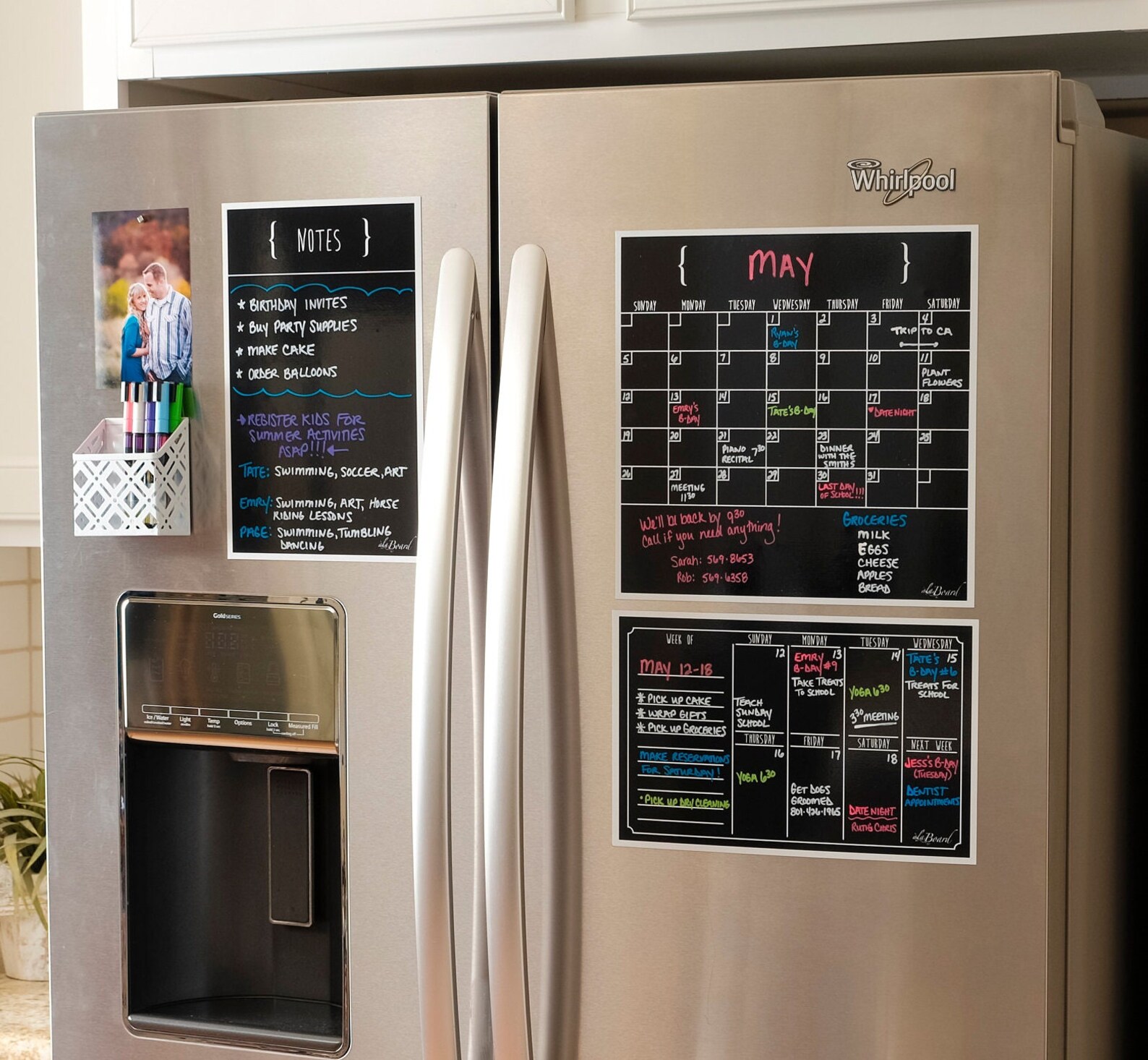 Calendar Combo Pack Monthly Calendar Weekly Planner Daily - Etsy