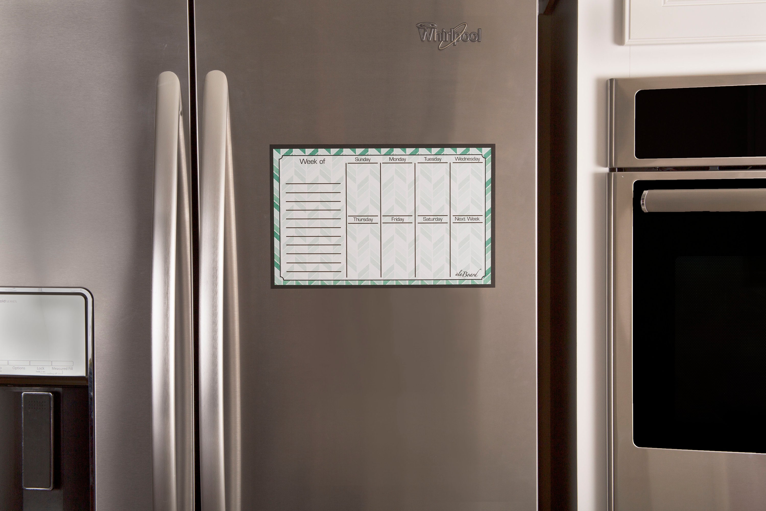 Weekly Fridge Calendar Fridge Calendar Dry Erase Calendar | Etsy