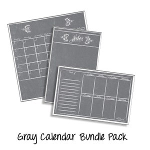 Calendar Combo 3 Pack + Markers | Monthly, Weekly, Note Board - Etsy