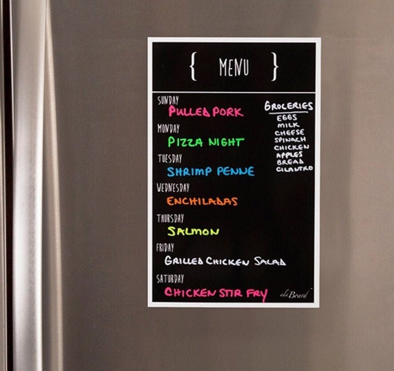 Menu Plan Your Menu Menu Board | Etsy