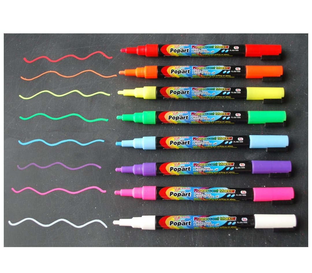 Erasable Chalk Markers, Fine Tip Markers - Etsy