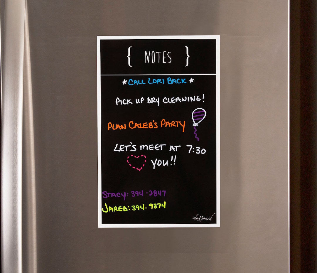 Note Fridge Magnet, Dry Erase Notepad - Etsy