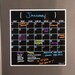 Calendar Magnet, Fridge Magnet, Dry Erase Calendar - Etsy