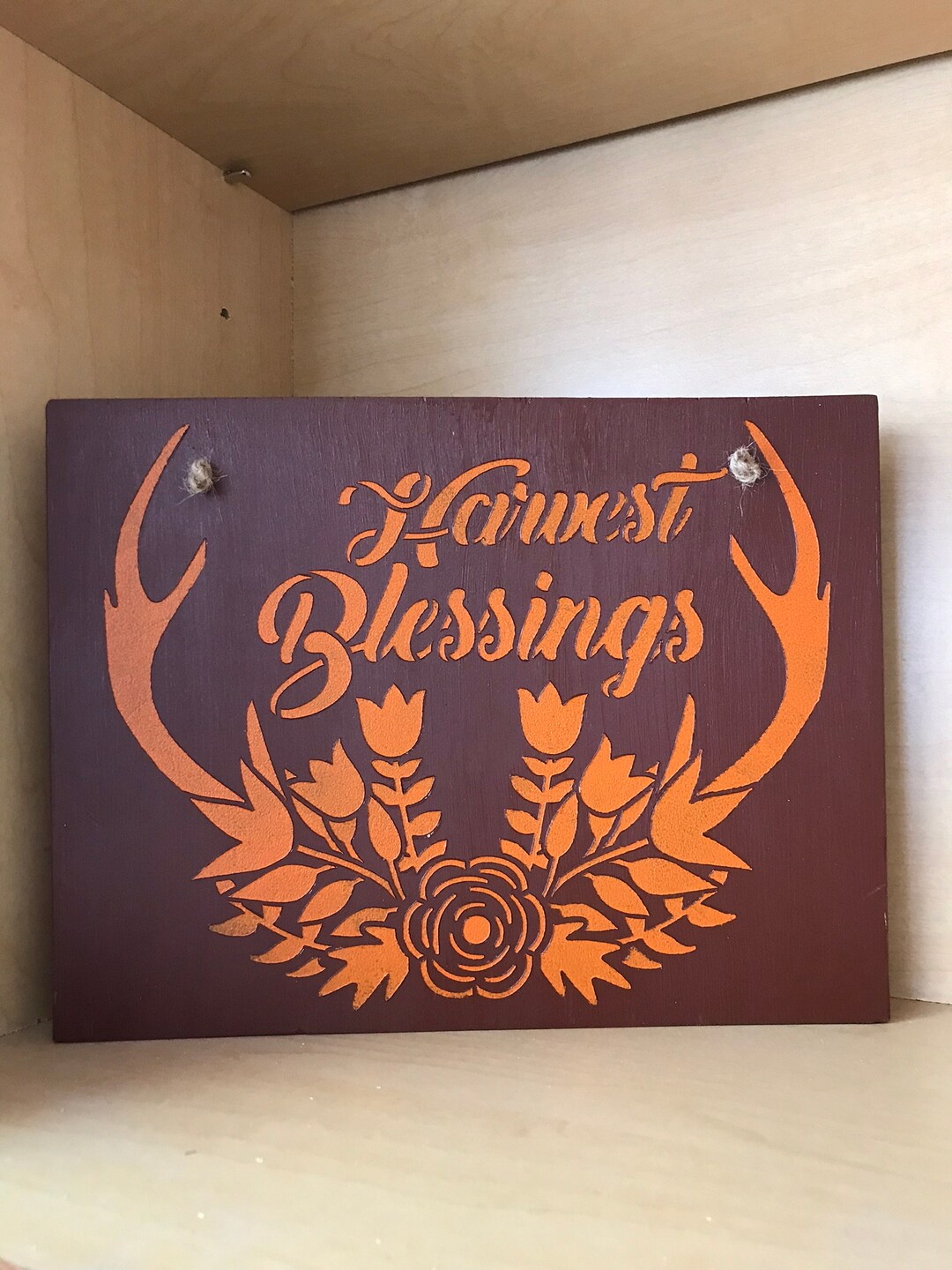 Harvest Blessings Sign - Etsy