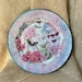 Hydrangeas Glass Plate, Butterfly Dinner Plate, Decoupaged Plate, Table ...