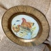 Chicken Glass Plate Chicken Dinner Plate Decoupaged Plate - Etsy