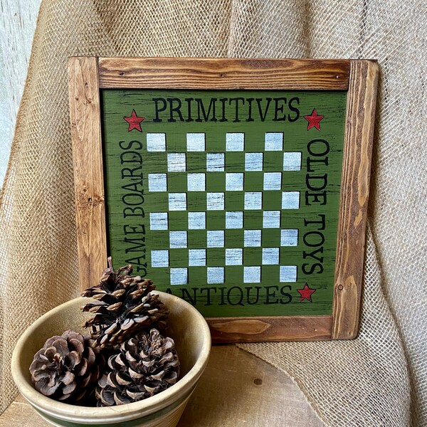 Antique Checkerboard - Etsy