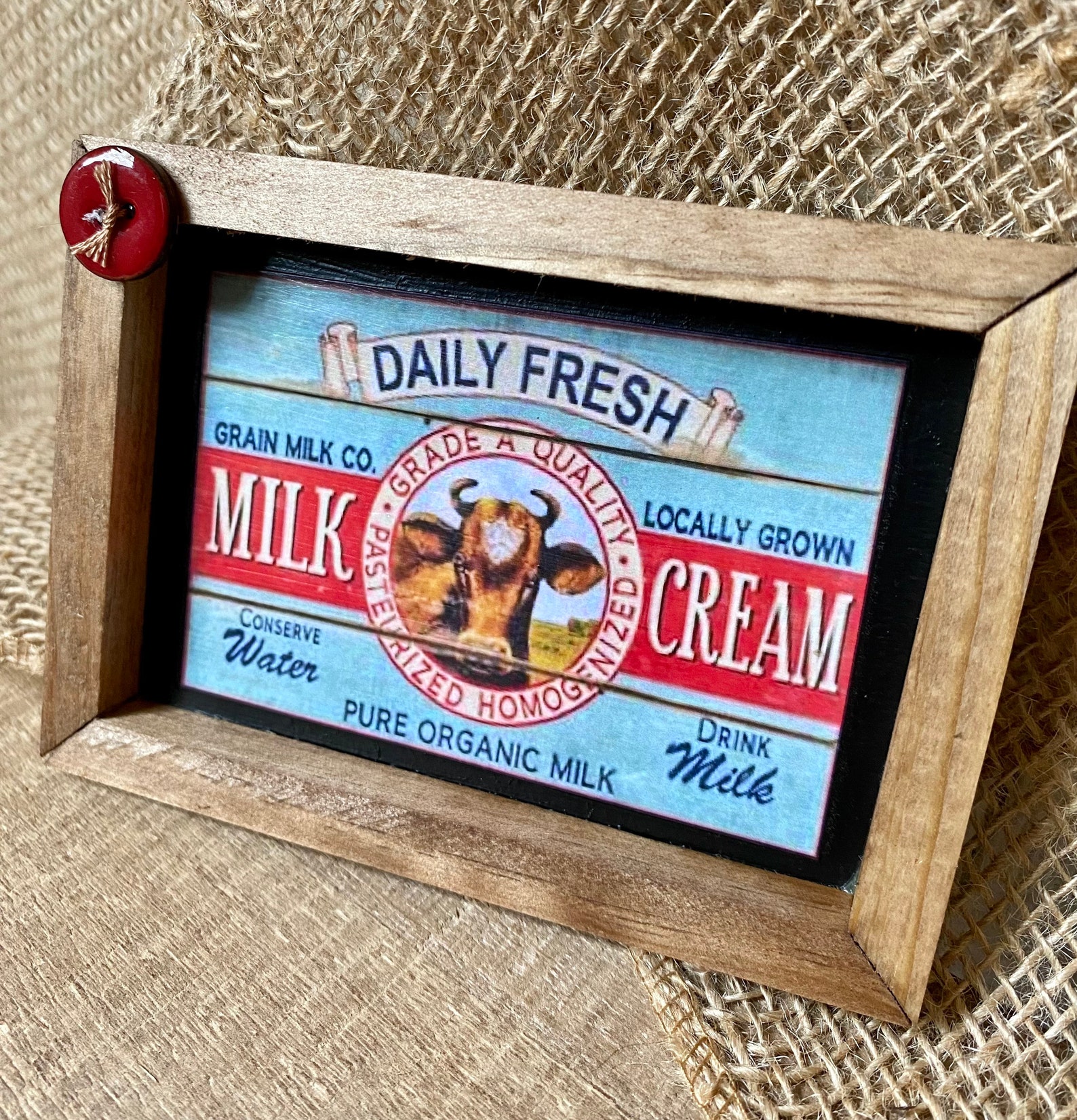 Fridge Magnetmini Chalkboard Frame Cow Chalkboard Magnet - Etsy