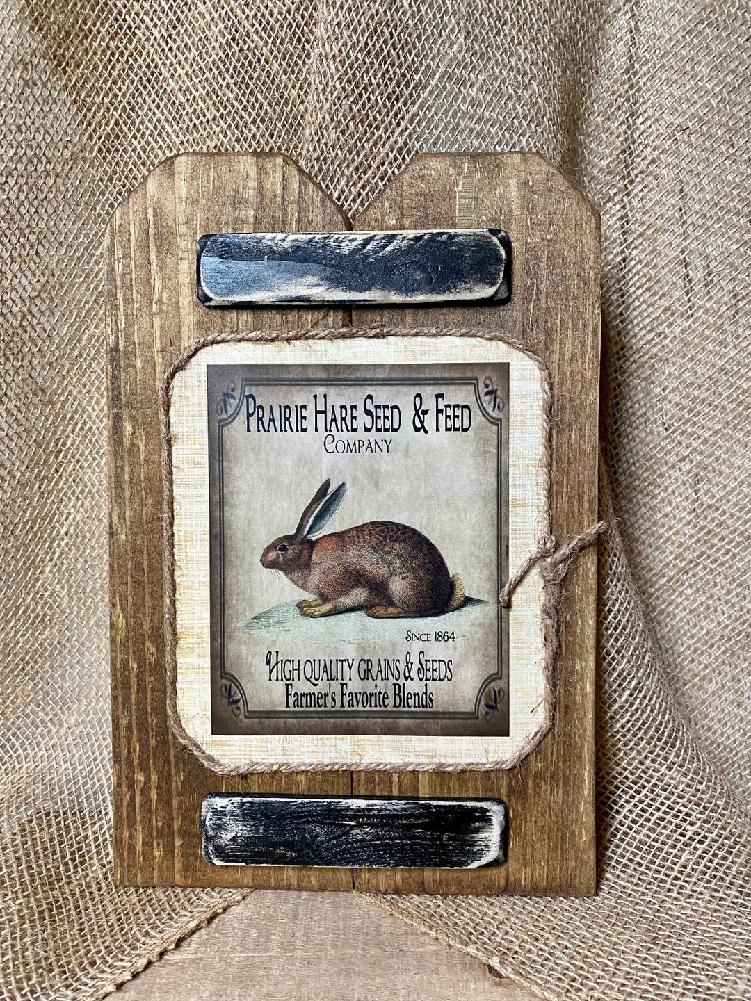 Primitive Hare, Primitive Decor, Primitive Wood Plaque, Country Themed ...