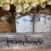 Farmhouse Mason Jar Set Wedding Reception Accent Farmhouse - Etsy