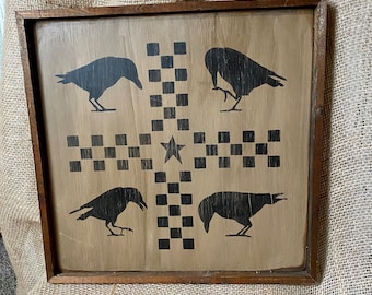 Primitive Game Board - Etsy
