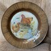 Chicken Glass Plate Chicken Dinner Plate Decoupaged Plate - Etsy