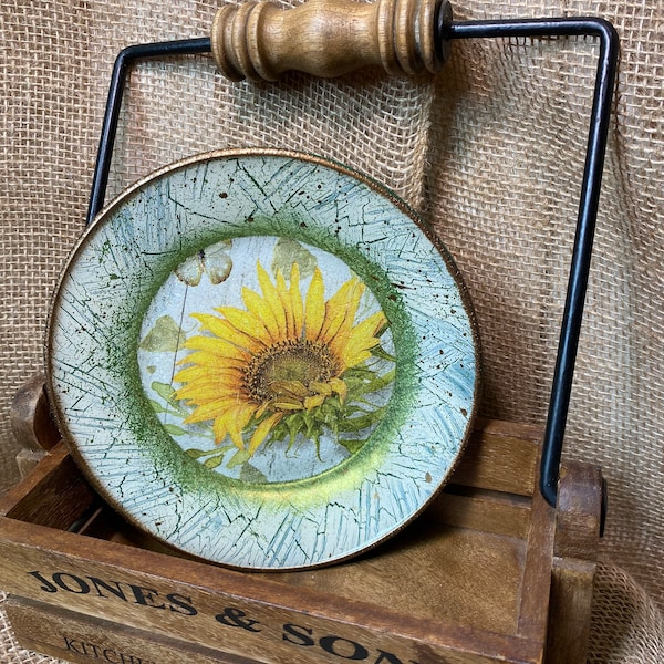 Sunflower Plate - Etsy