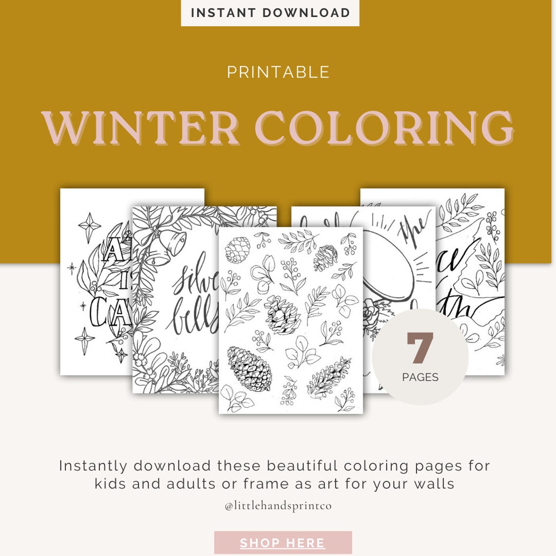 Christmas Coloring Bundle - Etsy UK