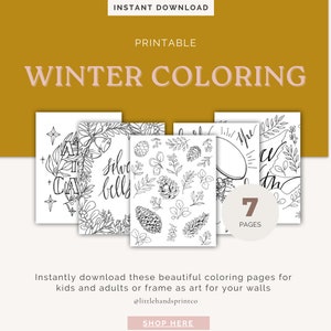 Christmas Coloring Bundle - Etsy UK