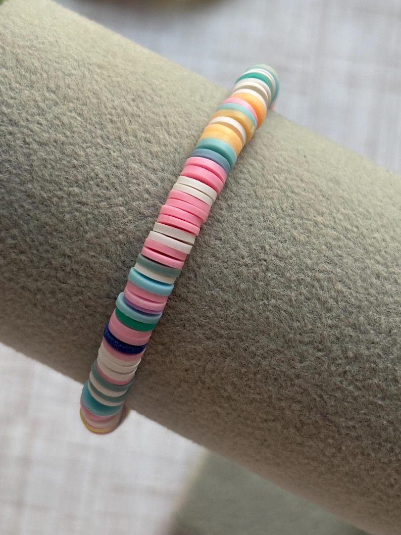 Vibrant Colored Summer Beaded Bracelets - Etsy