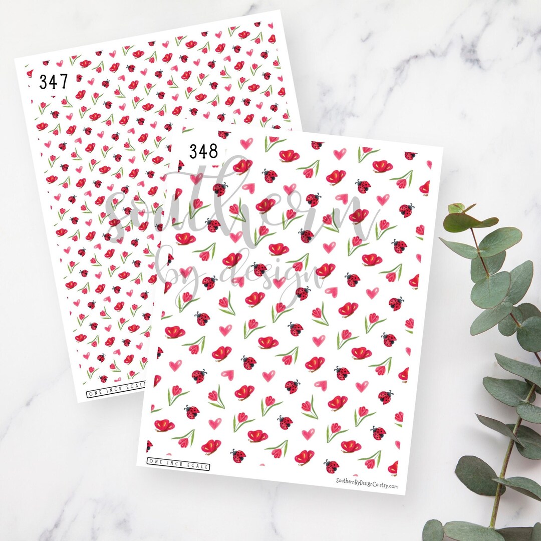 Polymer Clay Transfer Paper, Ladybug Image Transfer Sheet, Water ...