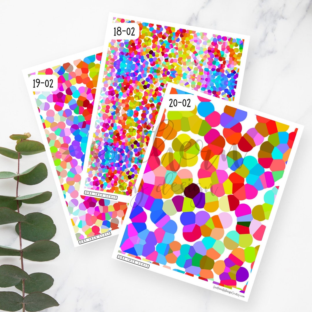 Polymer Clay Transfer Paper, Abstract Polka Dot Watercolor Image ...
