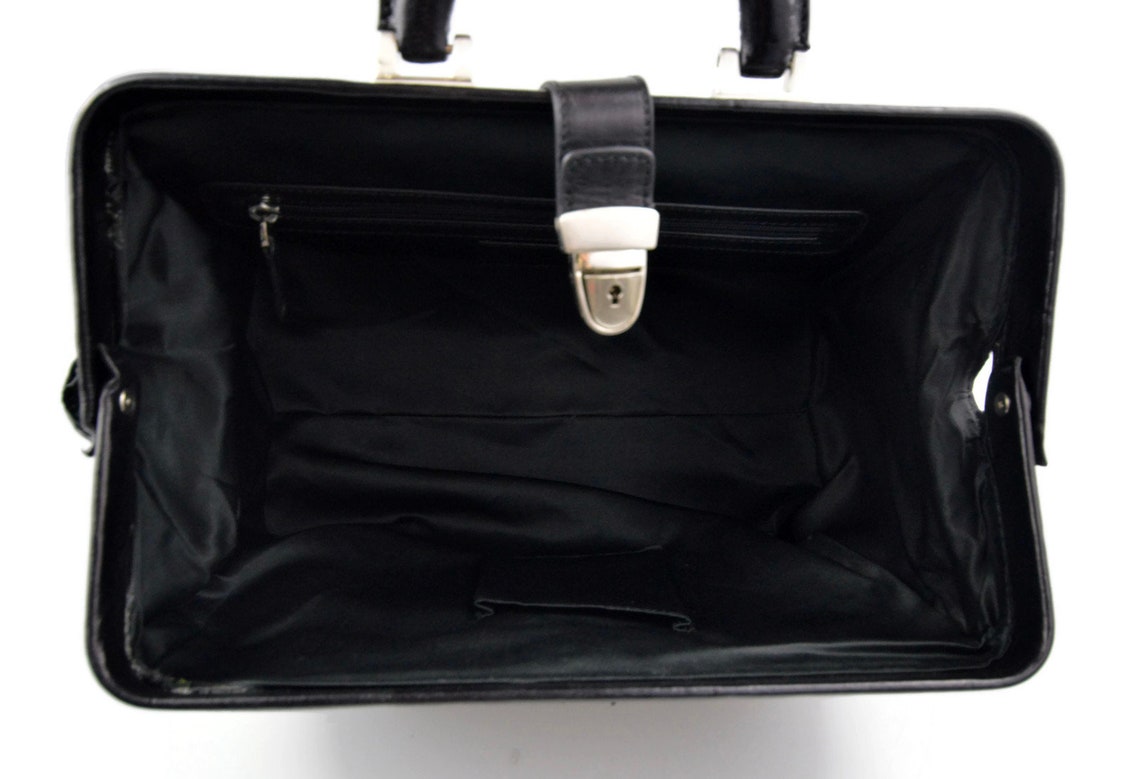 Doctor Bag Leather Briefcase Bag Doctor Handbag Women Leather - Etsy