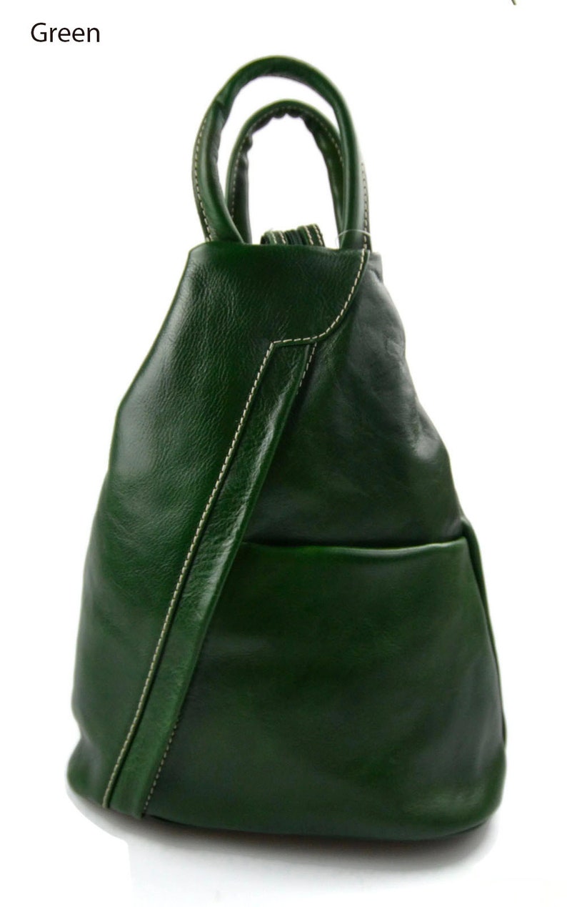 Leather backpack women men leather travel bag weekender sports | Etsy